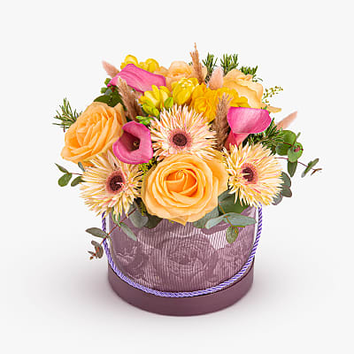 Hat Box Flowers By Haute Florist | Premium Delivery