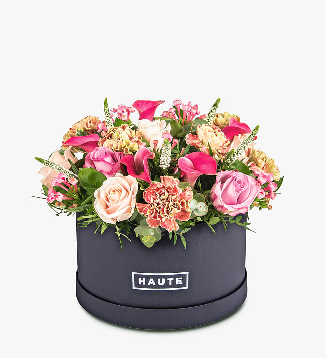 Pink Quartz Hat Box Haute Florist